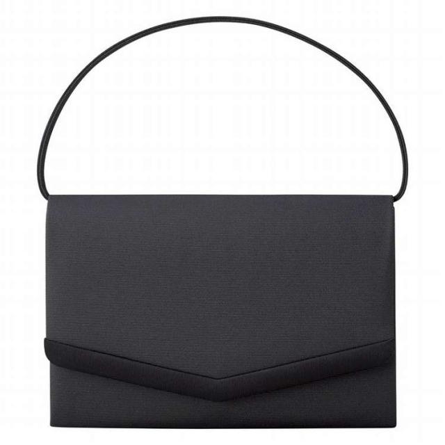 良品工房 日本製サテンフォーマルバッグブラック G21-118(代引不可)【送料無料】