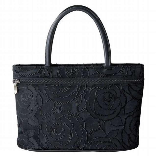 山梨県富士吉田ふじやま織手提げブラック MKW-8000BK(代引不可)【送料無料】