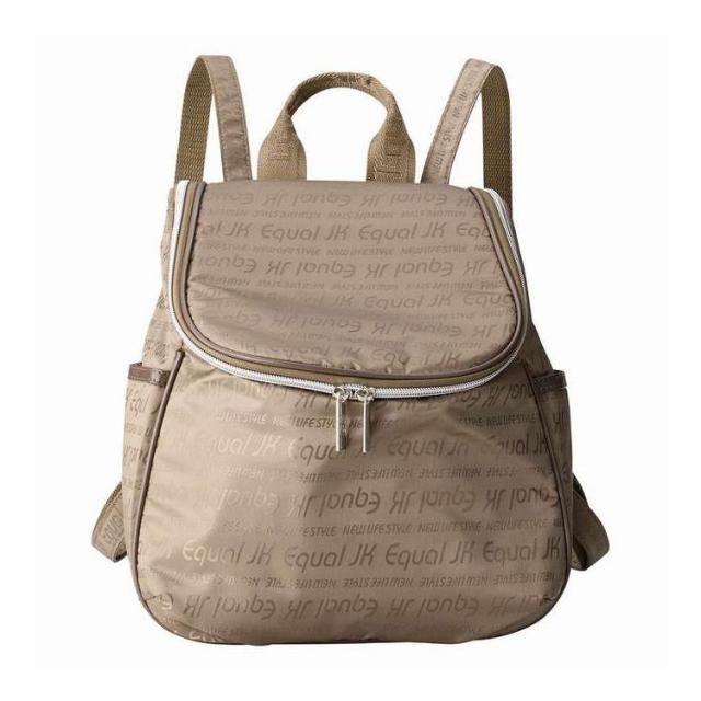 ジュンコ コシノ イコール 軽量ジャカードリュック JKMT-10S BEIGE ベージュ(代引不可)【送料無料】