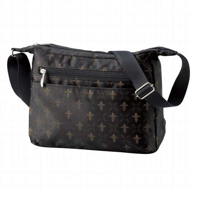 桐生ジャガードショルダーブラック RLU-100001BK(代引不可)【送料無料】