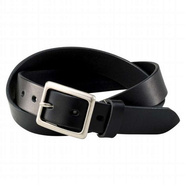 made in underground osaka.japan 栃木レザー ベルト&キーホルダー OJ-2401 ブラック(代引不可)【送料無料】