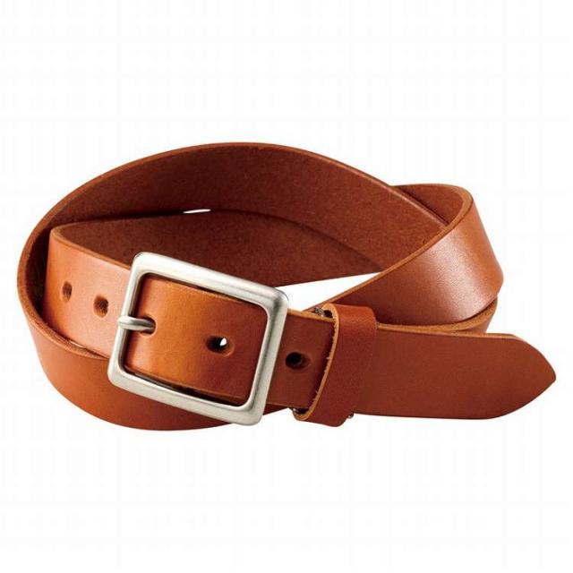 made in underground osaka.japan 栃木レザー ベルト&キーホルダー OJ-2401 ブラウン(代引不可)【送料無料】