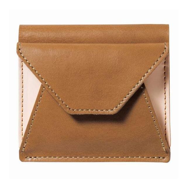 made in underground osaka.japan ヌメ革二つ折り財布 OJ-1004 キャメル(代引不可)【送料無料】