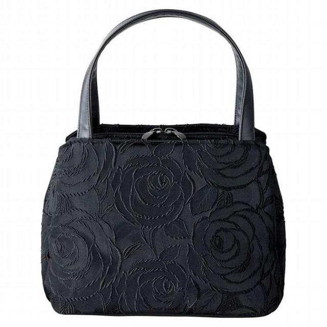 山梨県富士吉田ふじやま織手提げブラック MKW-15000BK(代引不可)【送料無料】