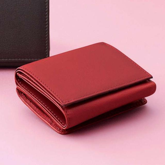 ジョセフ・エロール ディアスキン三つ折り札入れ 63JE33-30 レッド(代引不可)【送料無料】