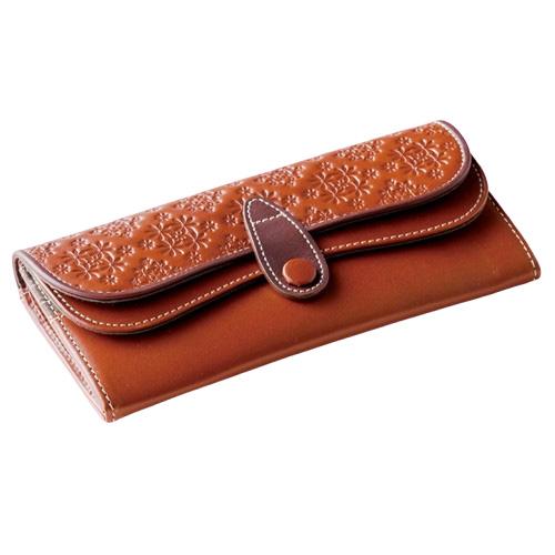 ヴァヒオ イタリアンレザー長財布 VP-2150 キャメル(代引不可)【送料無料】