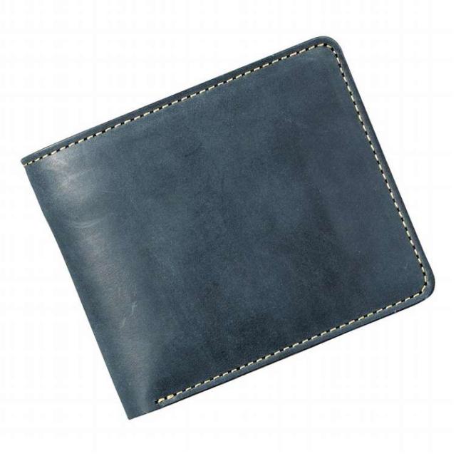 made in underground osaka.japan ヌメ革財布 OJ-4021 ブルー(代引不可)【送料無料】