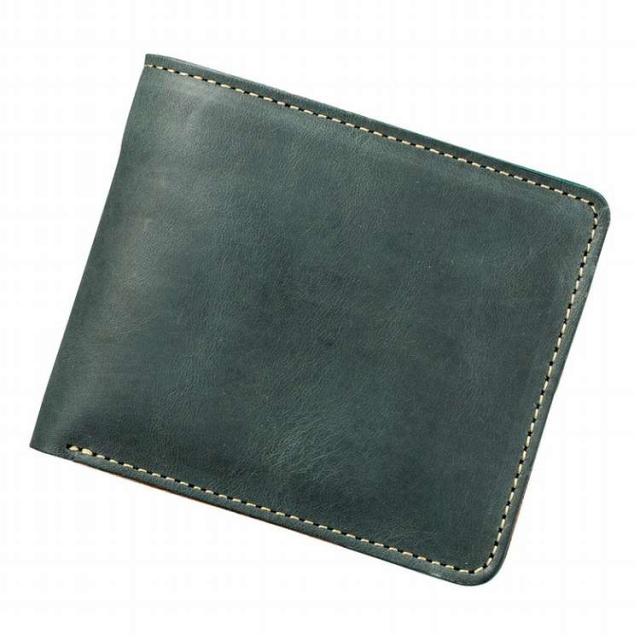 made in underground osaka.japan ヌメ革財布 OJ-4021 グリーン(代引不可)【送料無料】