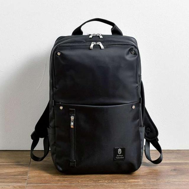 アーサー・バレンティーニ ビジネスリュックブラック 7189-01(代引不可)【送料無料】