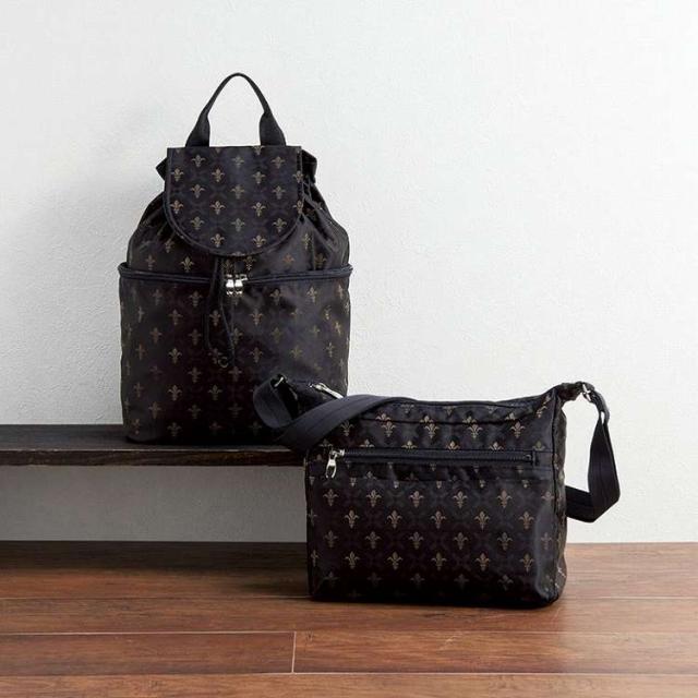 桐生ジャガードリュック&ショルダー RLU-10000/10001BK(代引不可)【送料無料】