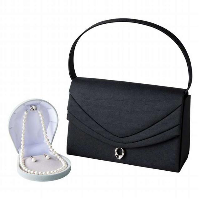 フォーマル2ウェイバッグ&貝パールネックレスセット 2WN-25022(代引不可)【送料無料】