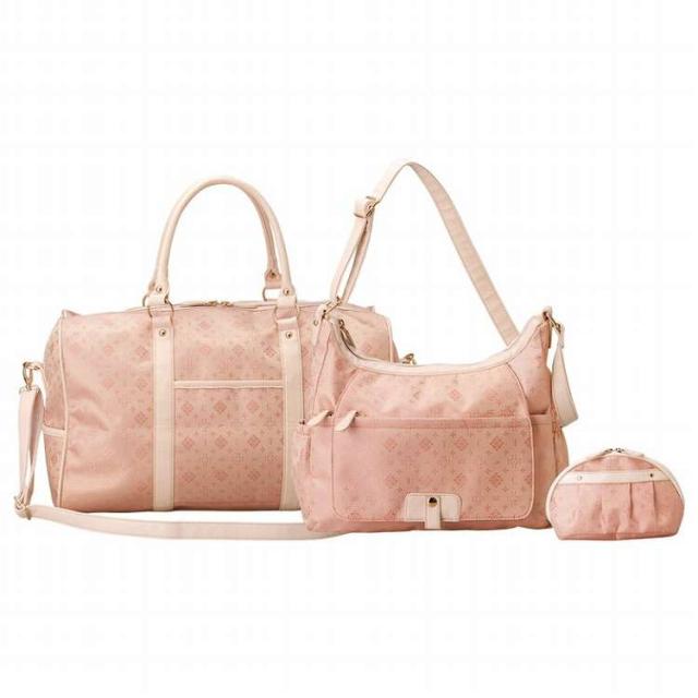 クレア トラベラー ボストン3点セット CR20250-P ピンク(代引不可)【送料無料】