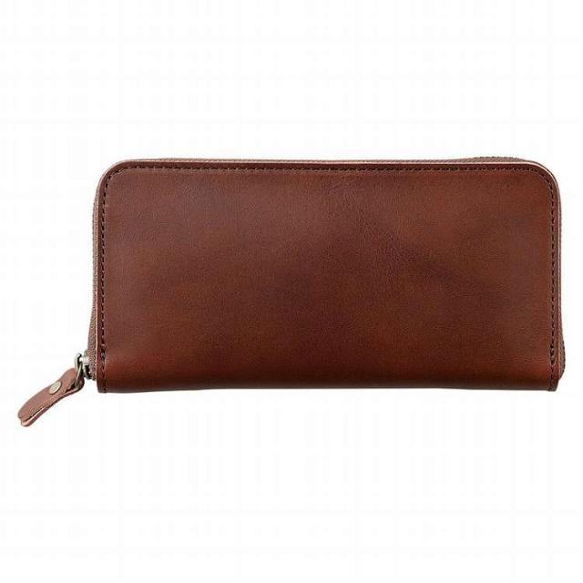 made in underground osaka.japan ラウンドファスナー長財布 OJ-3021 チョコ(代引不可)【送料無料】