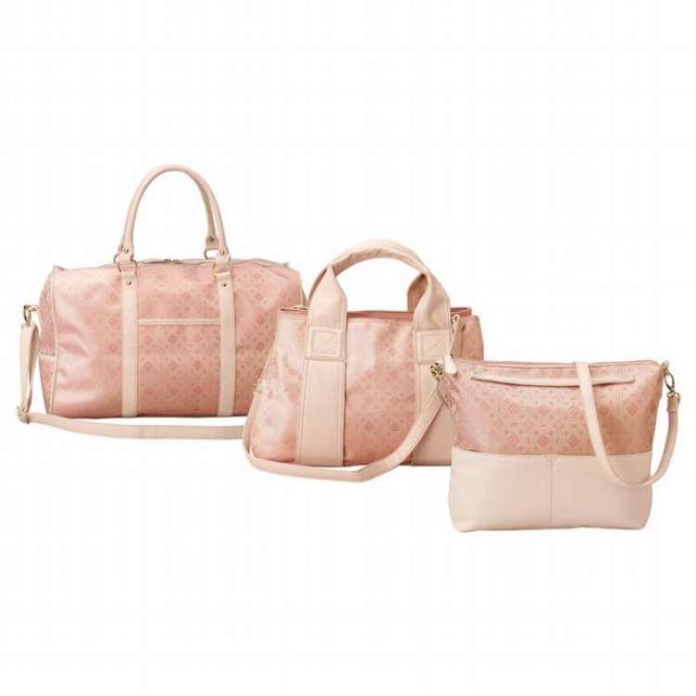 クレア トラベラー ボストン&ショルダー2点 CR25300-P ピンク(代引不可)【送料無料】