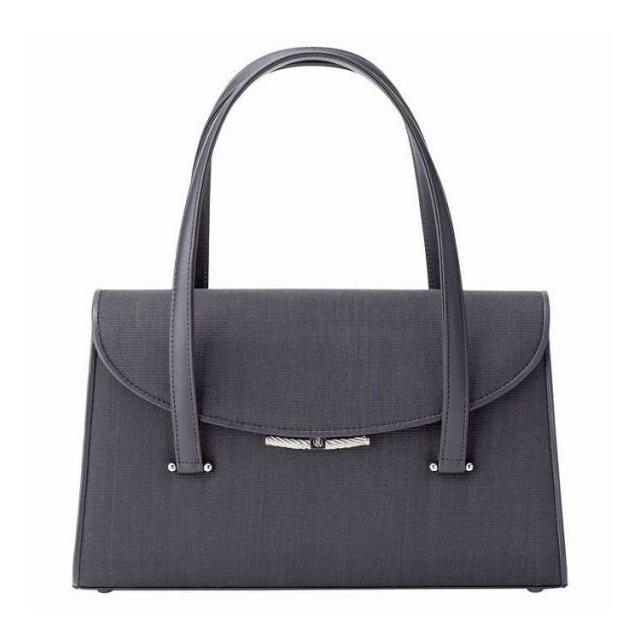 ユミカツラ ホースヘアフォーマルバッグブラック YK-2741(代引不可)【送料無料】