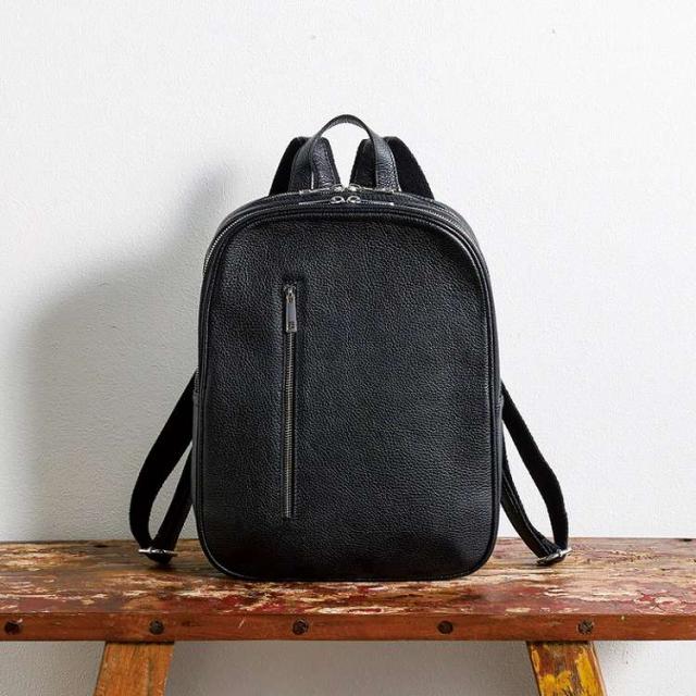 アントネッロ マージ イタリア製メンズ革リュックブラック B-AMM215023BK(代引不可)【送料無料】