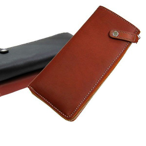 Maturi マトゥーリ 栃木レザー×ボンテッドレザー 革 L字ファスナー 長財布 MR-035 茶【送料無料】