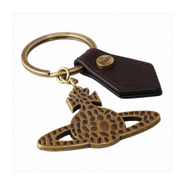 VIVIENNE WESTWOOD ヴィヴィアンウエストウッド キーリング HAMMERED ORB BRASS GADGET 82030026 BROWN おしゃれ プレゼント 贈り物 祝い