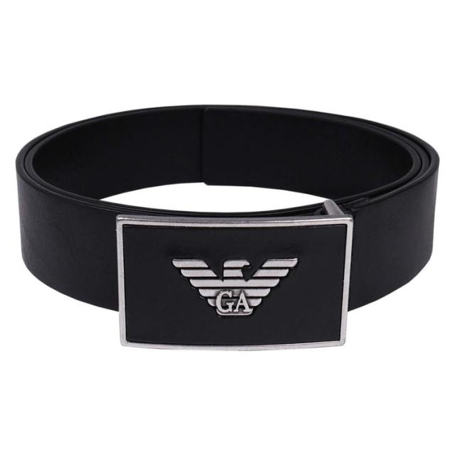 レザーベルト EMPORIO ARMANI Sサイズ 34インチ ウエスト75~85cm アルマーニ ベルト ギフト用 専用BOX付き メンズベルト プレゼント ギフト 誕生日 誕生日プレゼント 父の日 クリスマス(代引不可)【送料無料】