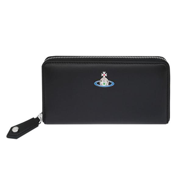 ヴィヴィアンウエストウッド 財布 Vivienne Westwood NAPPA 51050023-L001L ラウンドファスナー長財布 NAPPA LEATHER N403 BLACK(代引不可)【送料無料】