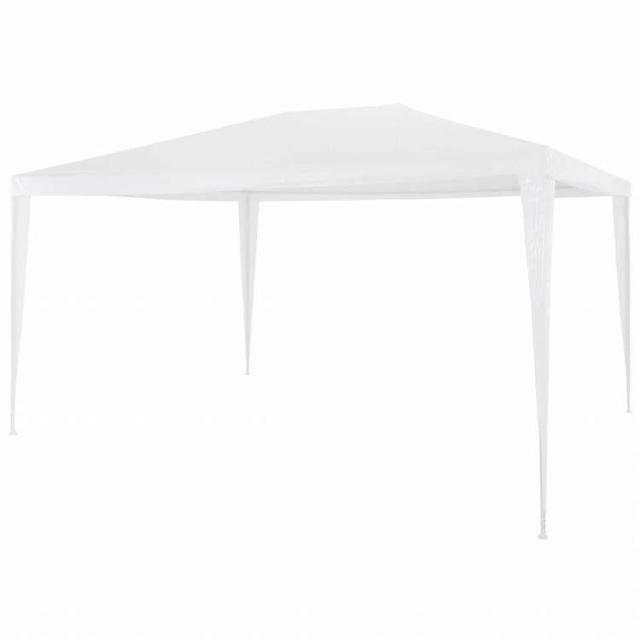 vidaXL パーティーテント 3x4m ホワイトホーム&ガーデン 芝&ガーデン アウトドアリビング アウトドアストラクチャー キャノピー・ガゼボ(代引不可)【送料無料】