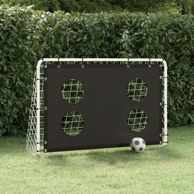 vidaXL サッカーゴールトレーニングネットスチール184x61x122 cmスポーツグッズ アスレチック サッカー サッカーゴール・ネット(代引不可)【送料無料】