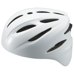 ZETT（ゼット） BHL40R 軟式捕手用ヘルメット ホワイト O（59〜61cm）【送料無料】