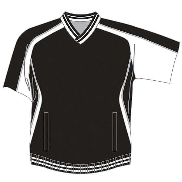 ZETT（ゼット） 半袖Vネックジャンパー BOV300H カラー：ブラック×ホワイト（1911） サイズ：S【送料無料】