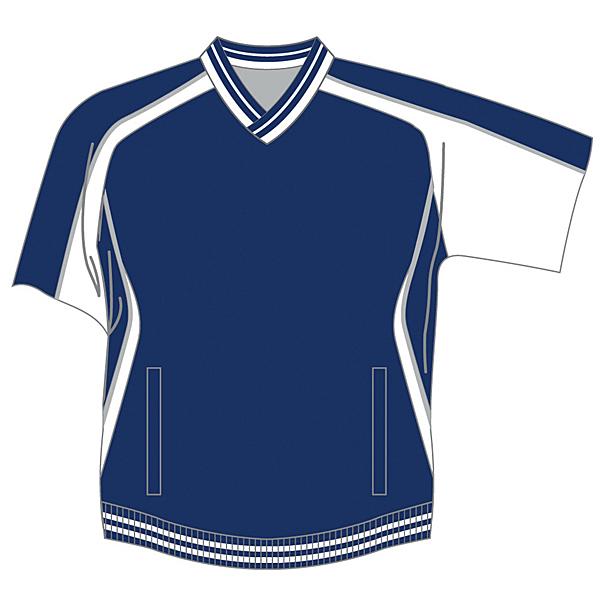 ZETT（ゼット） 半袖Vネックジャンパー BOV300H カラー：ネイビー×ホワイト（2911） サイズ：S【送料無料】