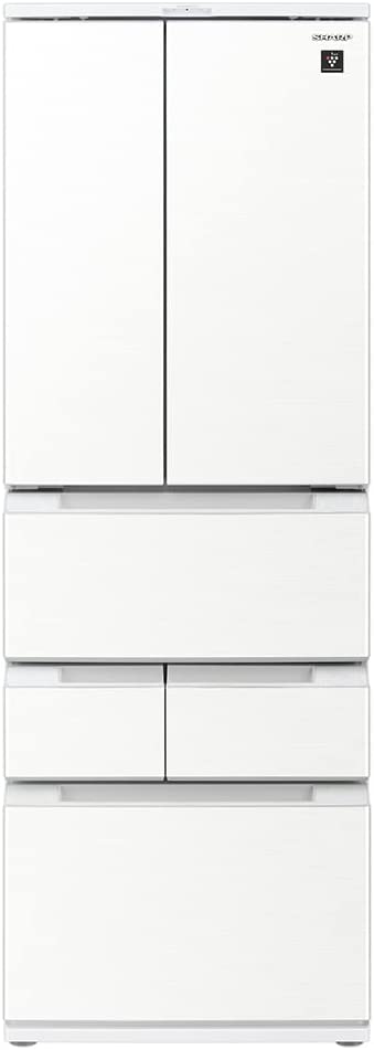 SHARP 冷蔵庫 幅65.0cm 457L SJ-MF46K-W プラズマクラスター