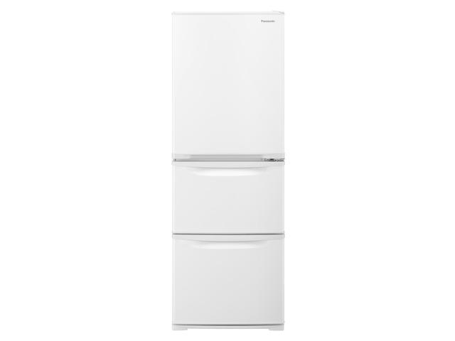 Panasonic 335L スリム冷凍冷蔵庫 NR-C344CL-W(左開き)