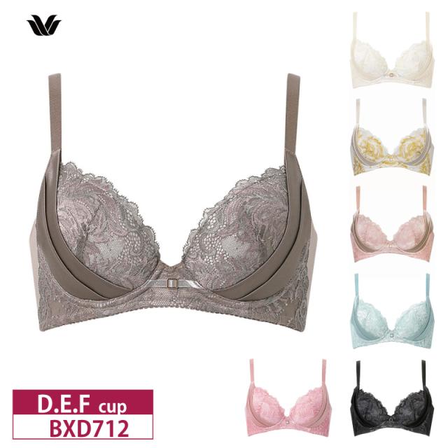 20%OFF ワコール Wacoal 脇から背中のラインをすっきり 着やせすっきりブラ 3/4カップブラジャー (D・E・Fカップ) BXD712