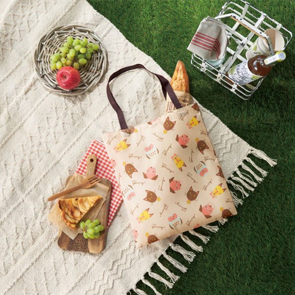 【240個セット】送料無料！卸売り特設会場！ エコバッグ かわいい アニマル 景品 粗品 販促品 ノベルティ 小売り 送料込 ◇ アニマルメリー　エコバッグ 33775 240個セット】送料無料！卸売り特設会場！ エコバッグ かわいい