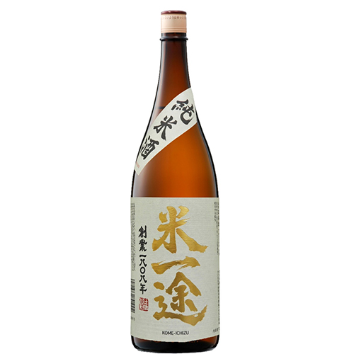 小山本家酒造 純米酒 米一途 1.8L 瓶 1800ml u-yuの通販はau PAY マーケット - 酒のZenjin | au PAY マーケット－通販サイト