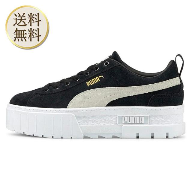 [プーマ] スニーカー 厚底 メイズ ウィメンズ 380784 24年春夏カラー プーマ ブラック/プーマ ホワイト(01) 22.0 cm