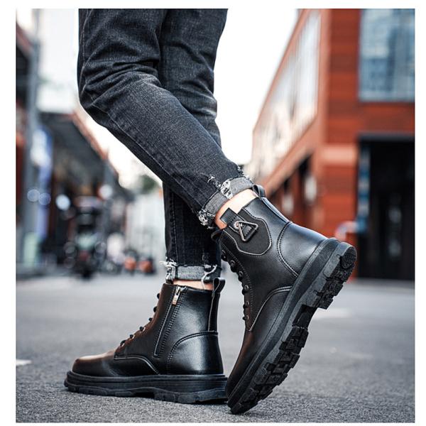 ビジネスシューズ メンズ ブーツ ショートブーツ 紳士靴 ワークブーツ