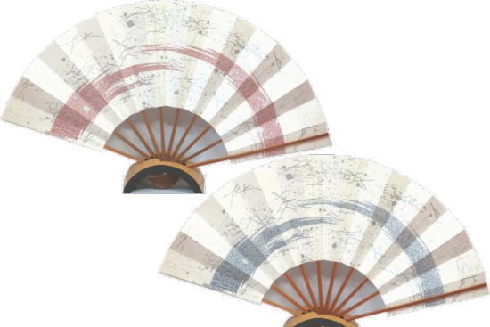 尺舞≪かすみ小石≫エンジ・紺　スス竹◇1尺【舞扇子】【尺扇子】化粧箱なし【舞扇】京扇子【尺舞扇】扇子【尺扇】559　560