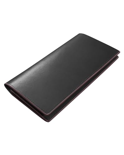 薄型 メンズ 栃木レザー 長財布 一流の革職人が作る 本革 ウォレット 薄い 大容量 ながざいふ 紳士用 革財布 YKKファスナー