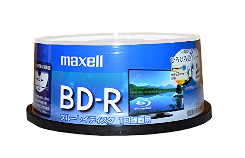 maxell 録画用 BD-R 標準130分 4倍速 ワイドプリンタブルホワイト 30枚スピンドルケース BRV25WPE.30SPの通販はau PAY マーケット - アルファモール ...