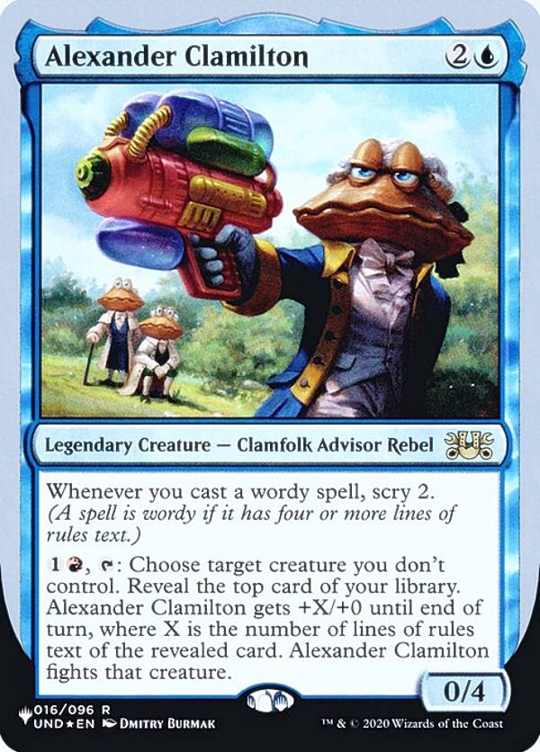 【FOIL】マジックザギャザリング UND Alexander Clamilton (英語版 レア) The List ザ・リストの通販はau ...