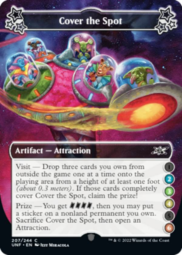 マジックザギャザリング UNF EN 207A(2)(3)(4)(6) Cover the Spot (英語版 コモン) UNFINITYの ...