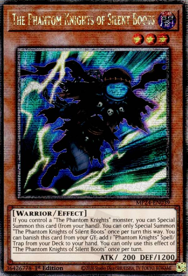 遊戯王 MP24-EN039 幻影騎士団サイレントブーツ The Phantom Knights of Silent Boots (英語版 ...