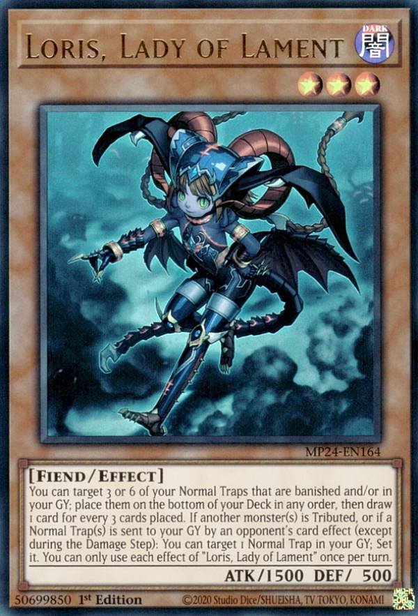 遊戯王 MP24-EN164 悪魔嬢ロリス Loris, Lady of Lament (英語版 1st Edition ウルトラレア ...