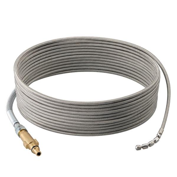 京セラ 6710187 高圧洗浄機用 パイプクリ−ニングキット ホ−ス長さ10m スズランノズル付 ステンレスホ−ス プロ仕様 新品 リョービ AJP アクセサリ−