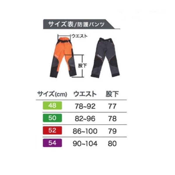 マキタ A-67642 チェーンソー用 防護パンツ サイズ48 新品 A67642 林業