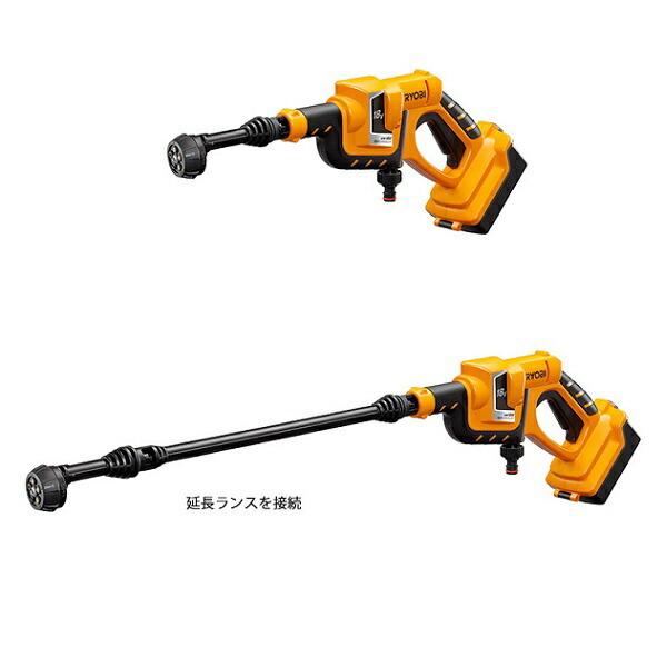 京セラ BPW-1800L1 18V充電式ポ?タブルウオッシャ? 洗浄機 1500mAh電池パックx1個+充電器付セット 新品 BPW1800 高圧洗浄機 家庭用 リョービ