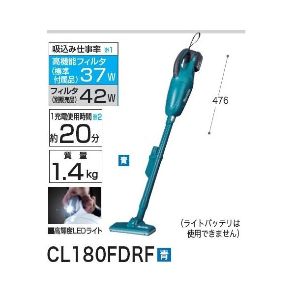 マキタ CL180FDRF+サイクロンユニット+ソフトバッグセット 18V充電式クリーナー カプセル式 青  A-67169 A-67153 新品