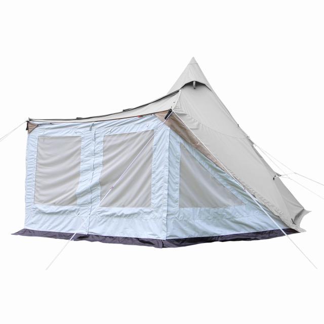 テンマクデザイン　サーカスTC DX専用 フロントフラップ ワイド【EKAL アイスグレー】 tent-Mark DESIGNS (オプション品)