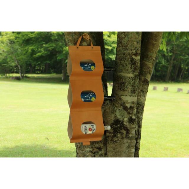 テンマクデザイン　レザーボトルラック tent-Mark DESIGNS 日本製 キャンプ ワイン ウイスキー 日本酒