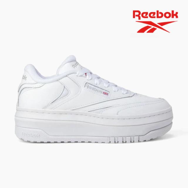 リーボック レディース スニーカー 厚底 REEBOK CLUB C EXTRA 100033501 クラブシー エクストラ 白 レザー クラシック 定番 本革[PU2]